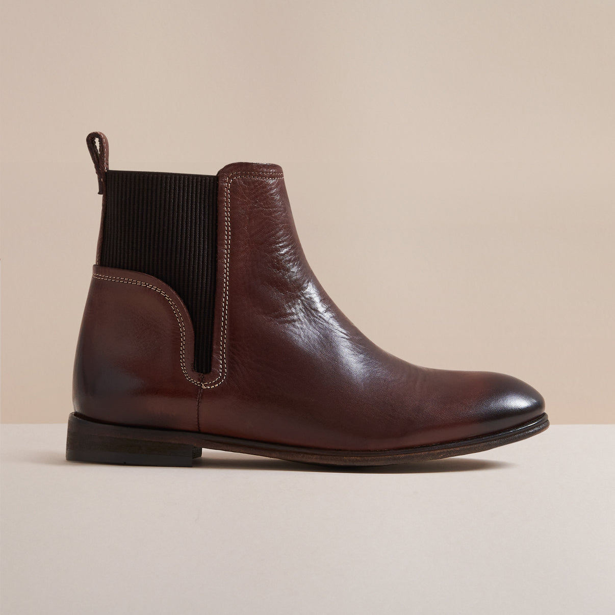 FREYA BROWN CHELSEA BOOT – Hudson London