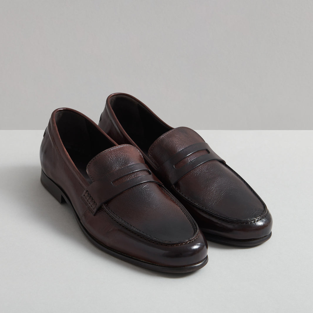 HAWKINS COGNAC SUEDE LOAFER – Hudson London